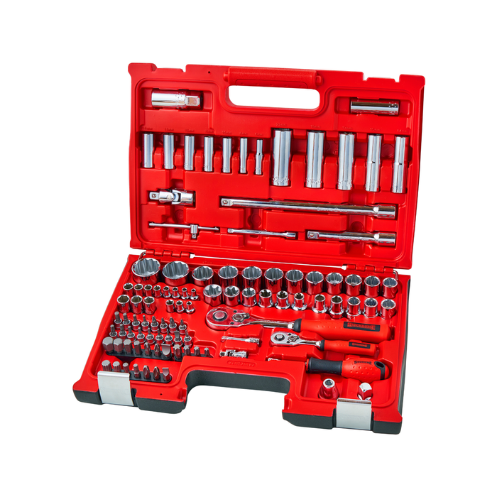 Sidchrome 98 Piece 1/4” And 1/2” Drive Metric Socket Set - Bunnings ...