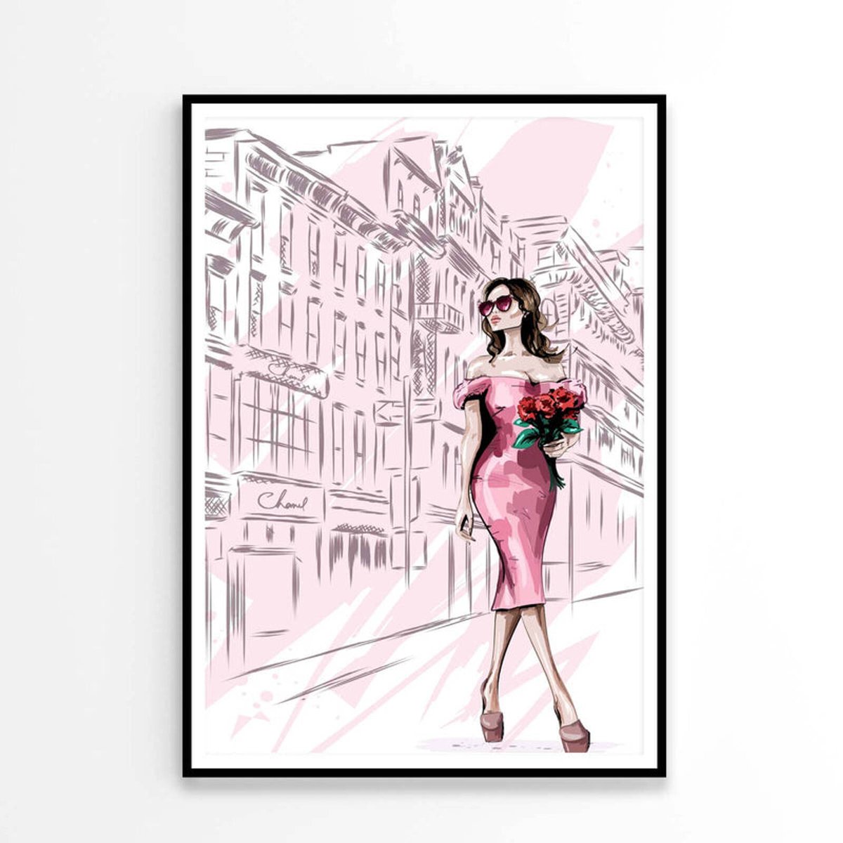 Elegant Fashion Store Art Print 100% Australian Made 90 x 120cm (Poster ...