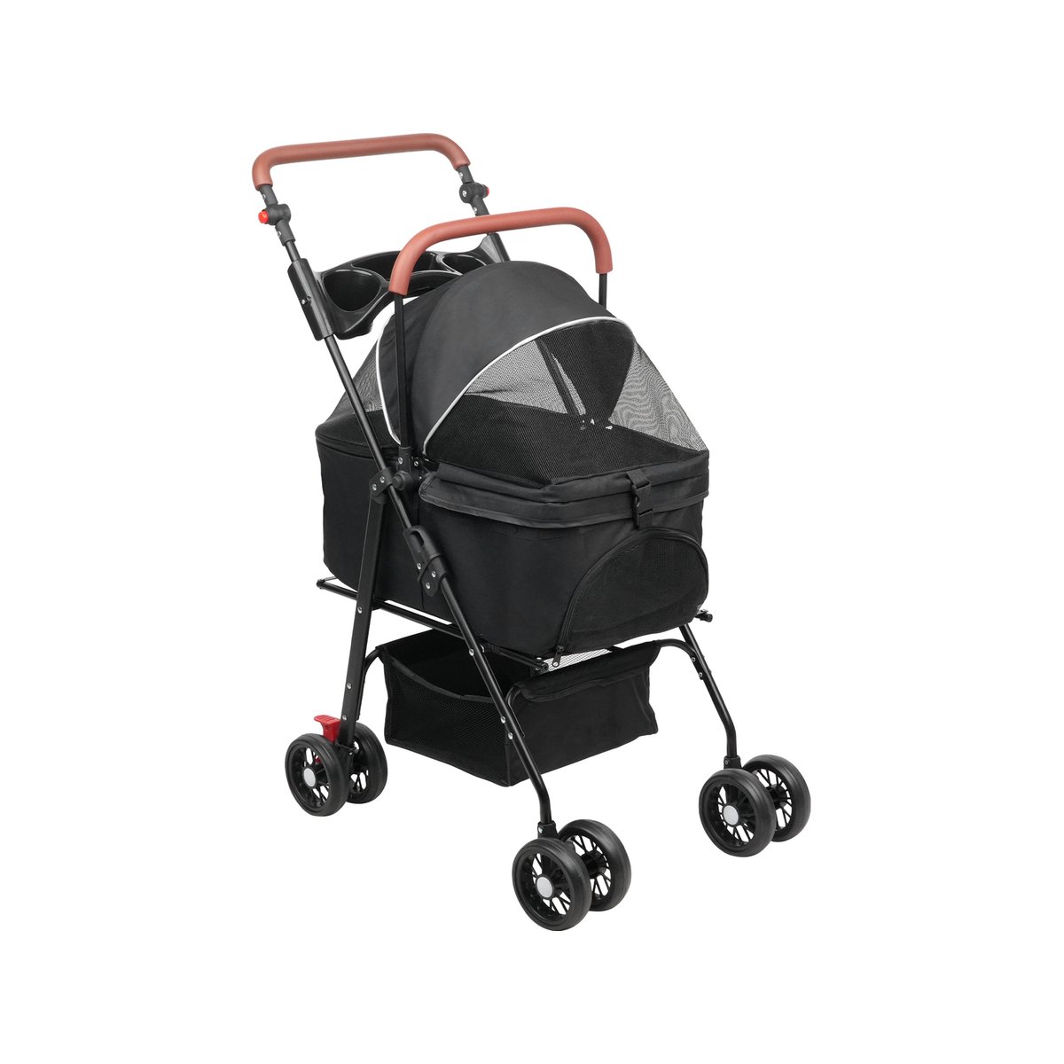 Advwin 3in1 Pet Stroller Dog Cat Carrier Travel Large Pushchair Fold ...