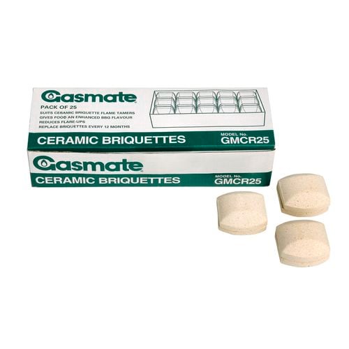 Gasmate Ceramic BBQ Briquette - 25 Pack - Bunnings Australia