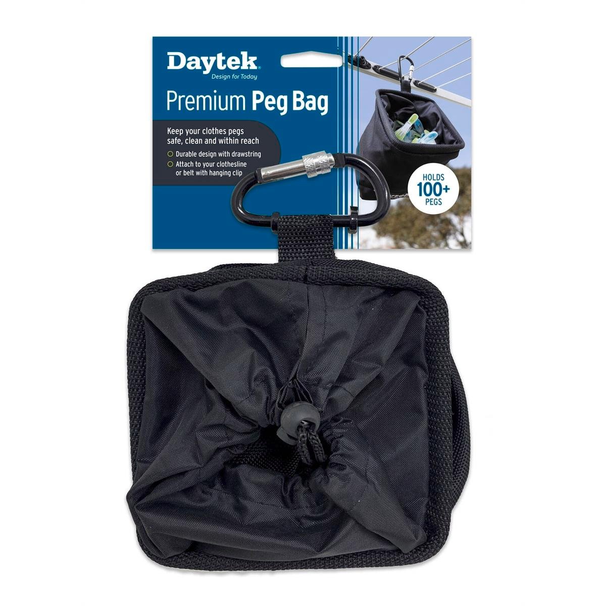 Daytek Black Premium Peg Bag - Bunnings New Zealand