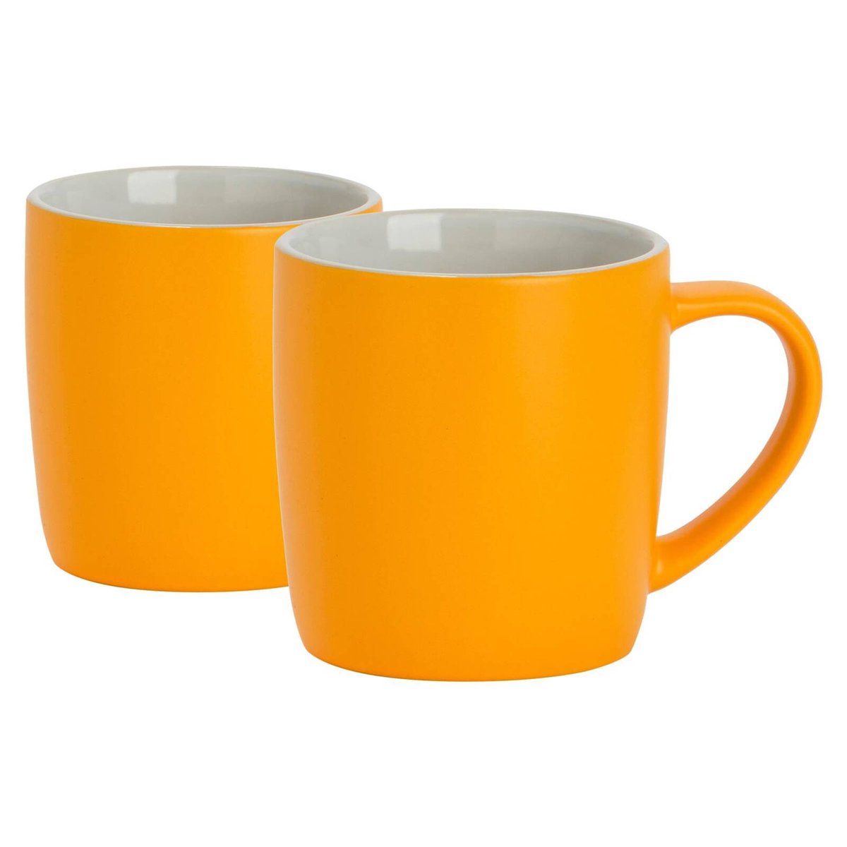 Argon Tableware Matt Coloured Coffee Mugs - 350ml - Pack of 2 ...