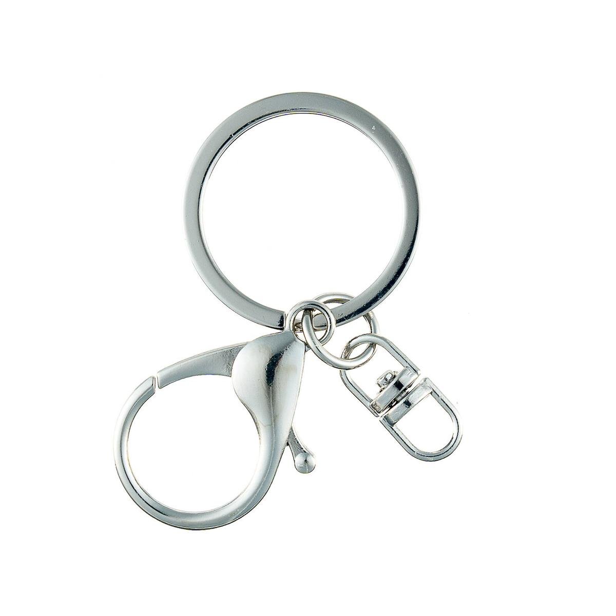 Taskmaster Silver Key Rings with Clip - 5 Pack - Bunnings Australia
