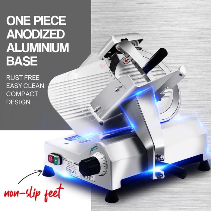 EuroChef 10 Inch Commercial Meat Slicer Food Mincer Stripper Electric ...