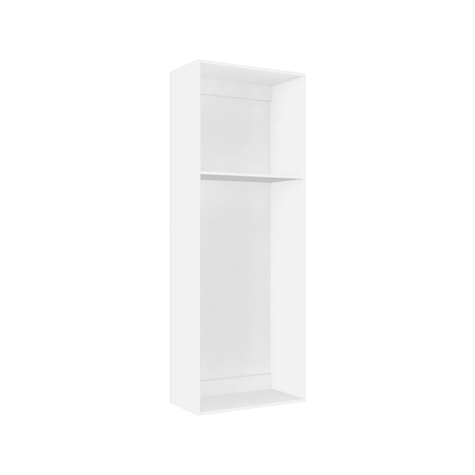 2048 x 750 x 380mm White Cabinet Shell - Lugna Online