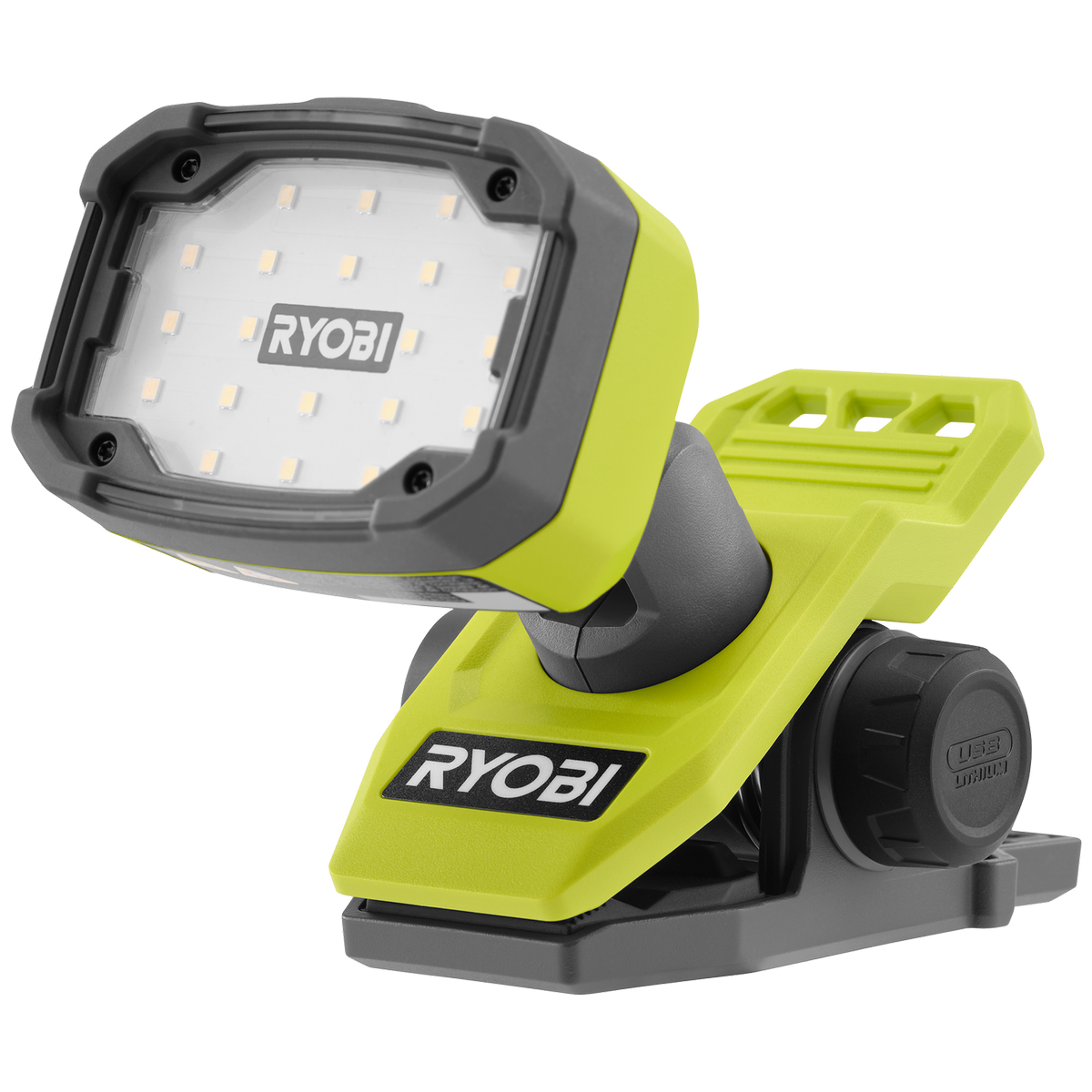 Ryobi USB Lithium Magnetic Clamp Light Kit - Bunnings Australia