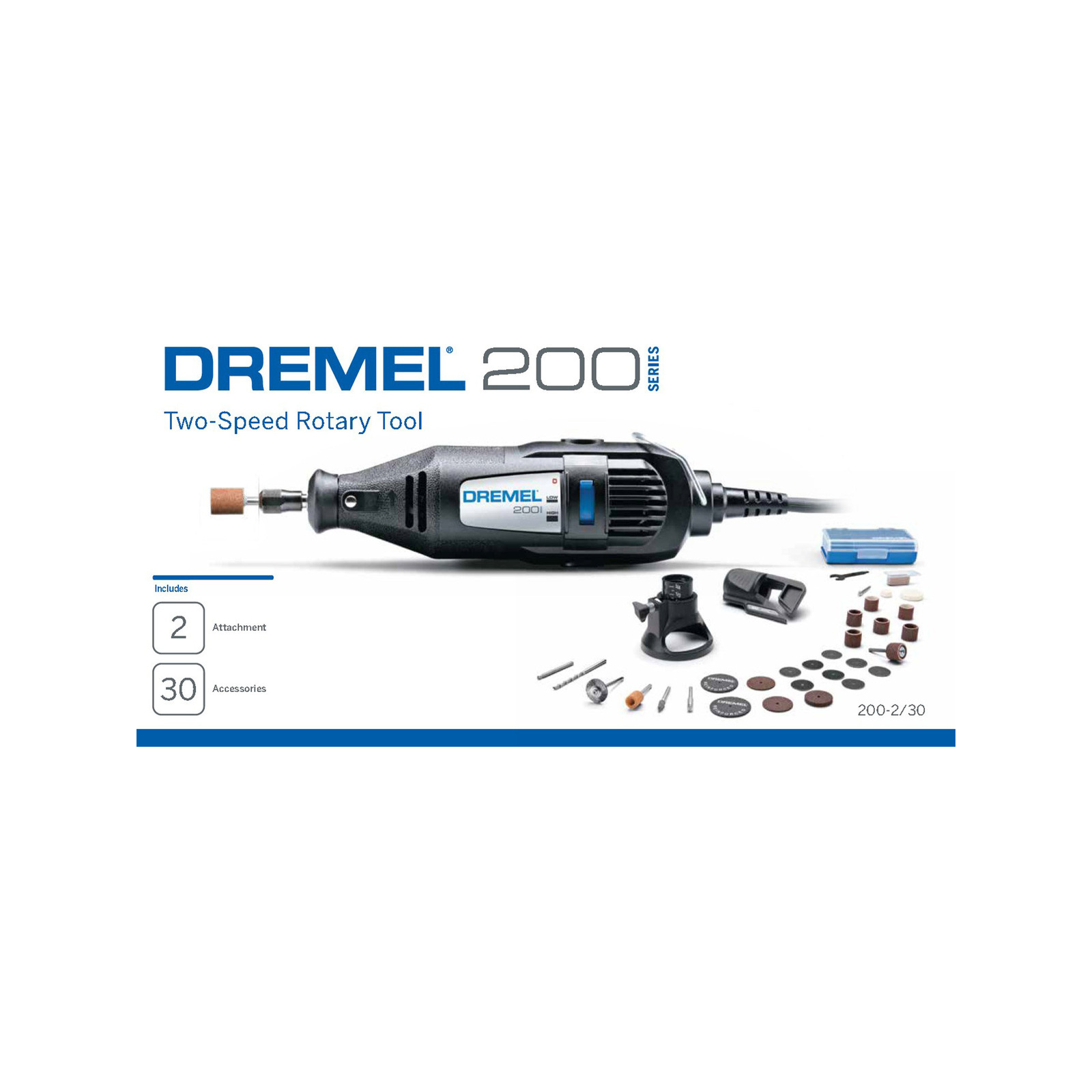 Dremel 200 2 30 Rotary Tool Kit F0130200NJ Bunnings Australia