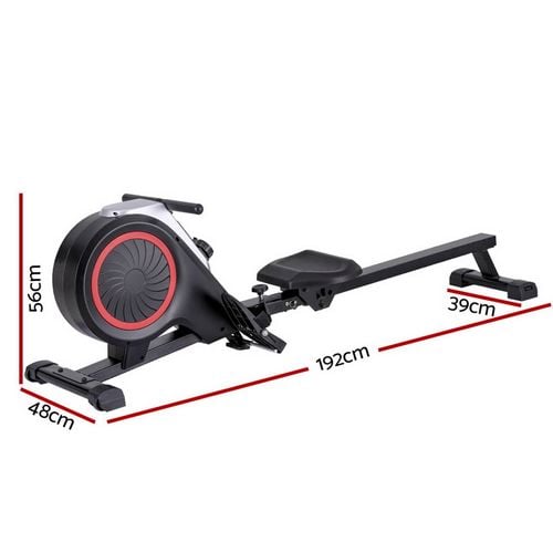 Everfit Rowing Machine 16 Levels Foldable Magnetic Rower Gym Cardio ...