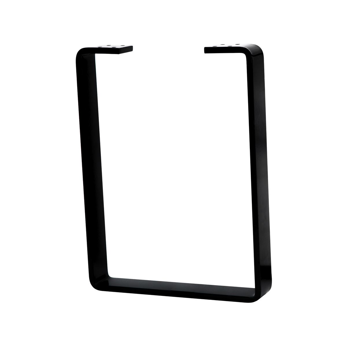 RapidHome 40 x 30 x 5cm Black Tribeca Steel Flat Bar Bench Seat ...