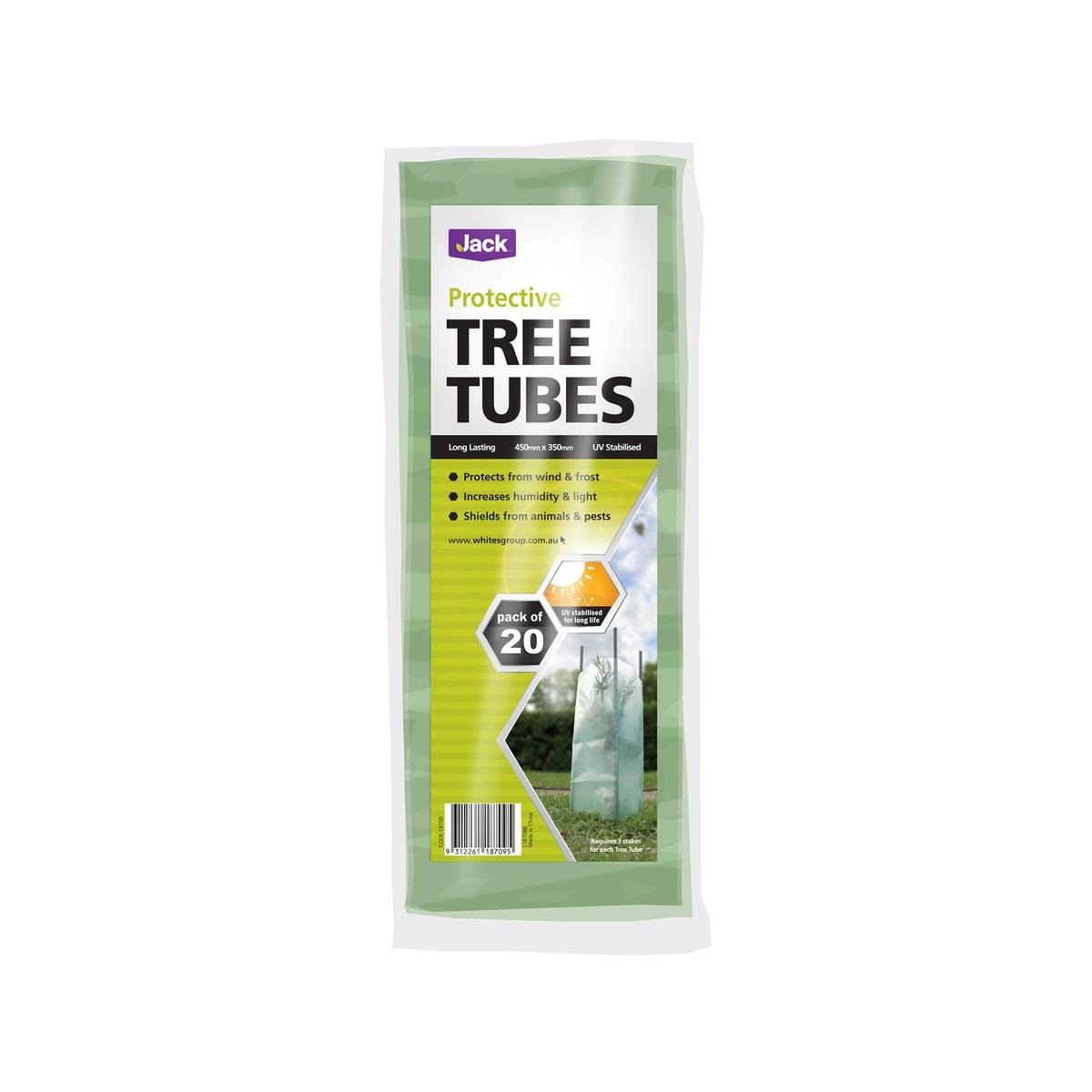 Jack 450 x 350mm Protective Tree Tube - 20 Pack - Bunnings Australia