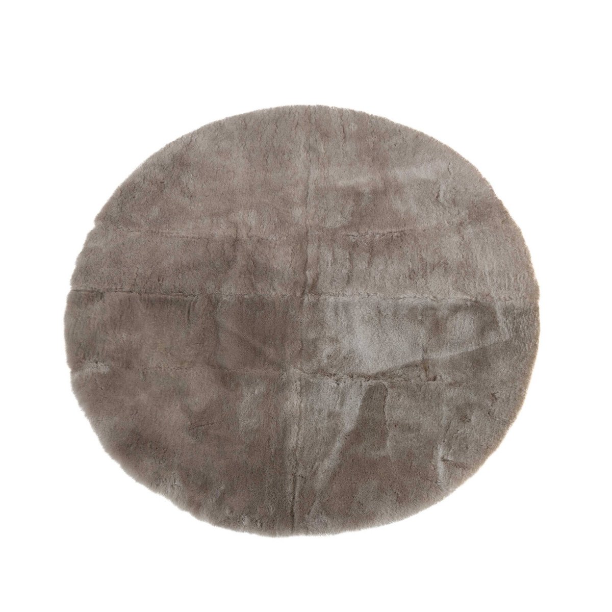 Naturally Sheepskins Taupe Round Lambskin Play Mat / Tummy Time Rug ...