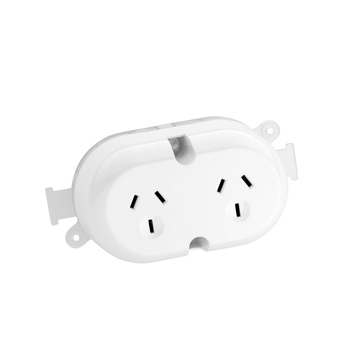 DETA 10A Double Outlet Plug Base - Bunnings New Zealand