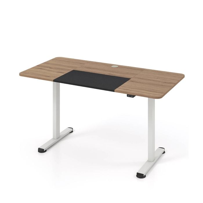 Costway Electric Standing Table Motorised Computer Desk 1.4 x 0.7m ...