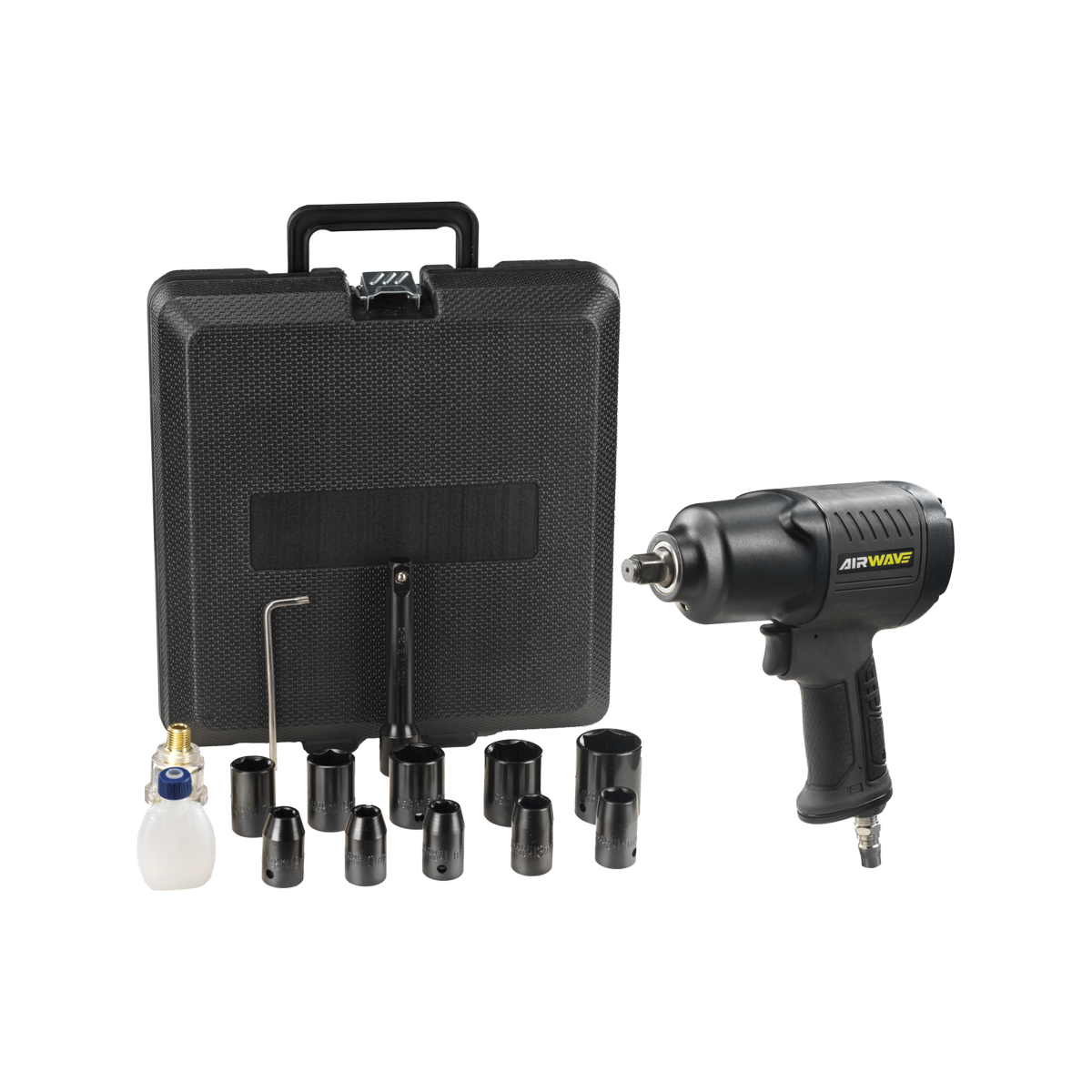 Ryobi Airwave 17 Piece ½” Impact Wrench Kit - Bunnings Australia