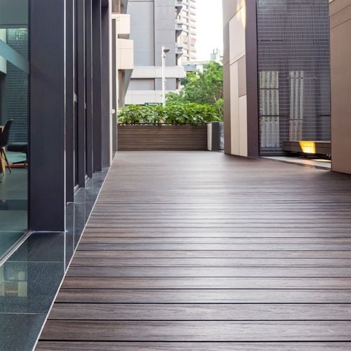 Ekodeck Designer Series 137 x 23mm 5.4m Riverbank Red / Estate Brown ...