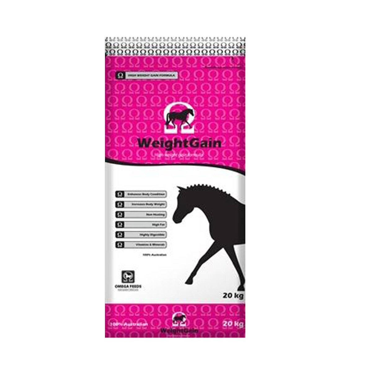 Omega Weight Gain Body Condition Horse Feed Supplement 20kg - Bunnings ...
