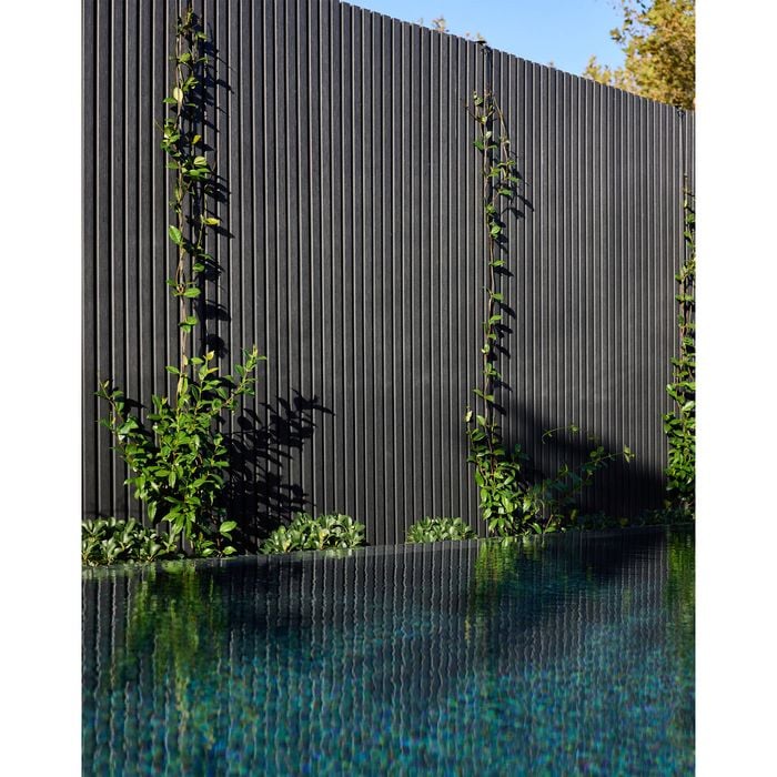 Ekodeck 219 x 26mm 1.8m Carbon Batten Screen Castellated Panel ...