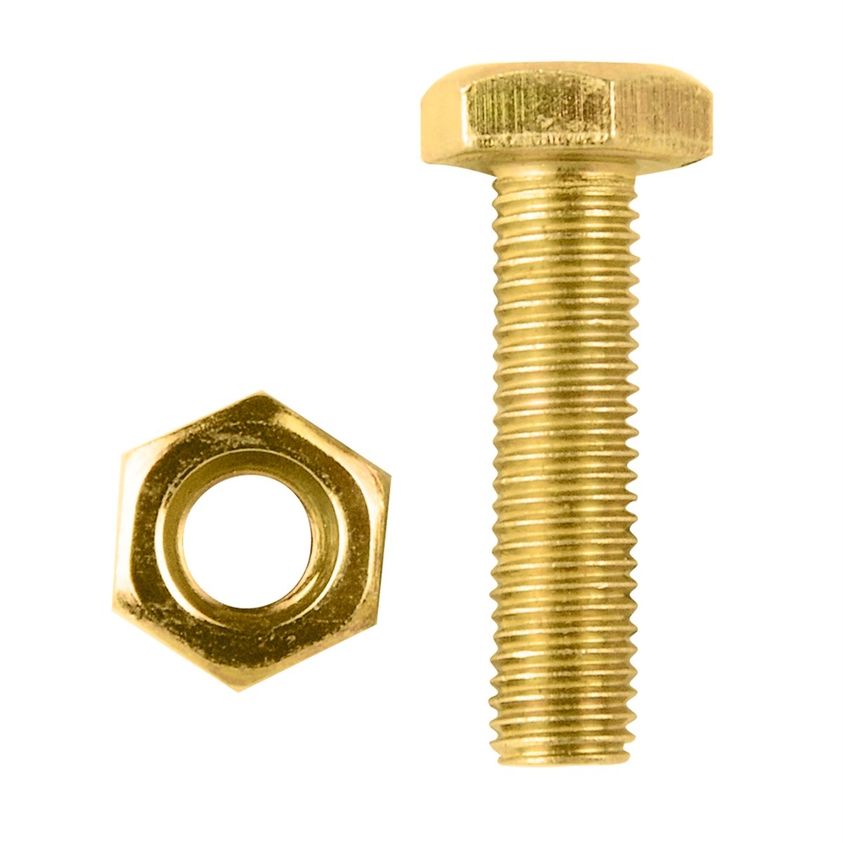 Pinnacle 1/4 x 1" Yellow Zinc Hex Bolt And Nut - 10 Pack - Bunnings ...