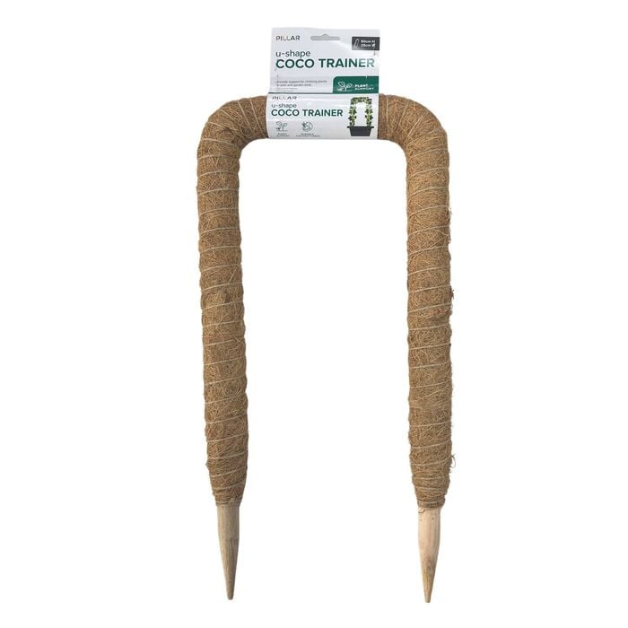 Pillar 25 x 50cm Natural U-shape Coco Trellis Stake - Bunnings Australia