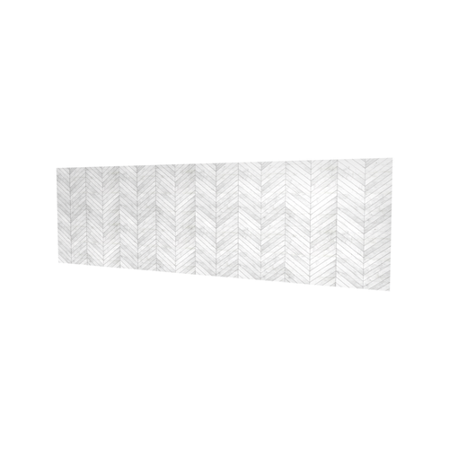 Bellessi 760mm x 2600mm x 4mm Motiv Polymer Bathroom Panel - Chevron ...