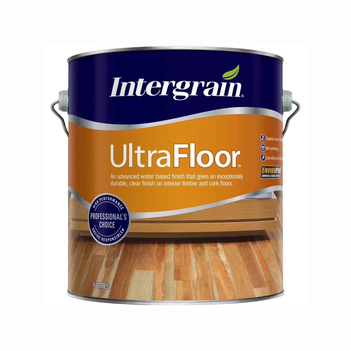Intergrain 4L Satin Water Based UltraFloor - Bunnings New Zealand