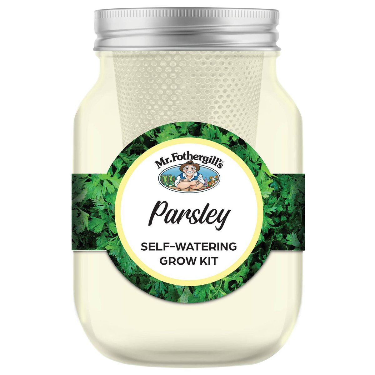 Mr Fothergill's Self Watering Mason Jar Grow Kit- Parsley - Bunnings ...