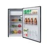 Huez 91L Black Glass Mini Fridge with Built-in Freezer Compartment ...