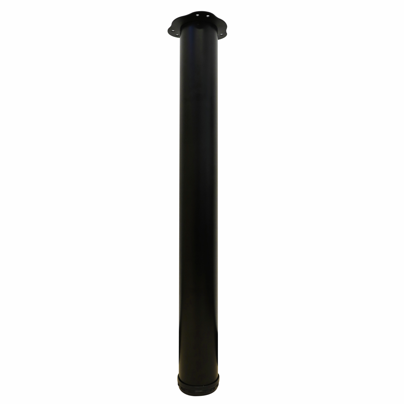 Adoored 76 x 710mm Black Round Adjustable Furniture Leg Bunnings Australia