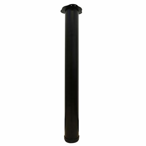 Adoored 76 x 710mm Black Round Adjustable Furniture Leg - Bunnings ...