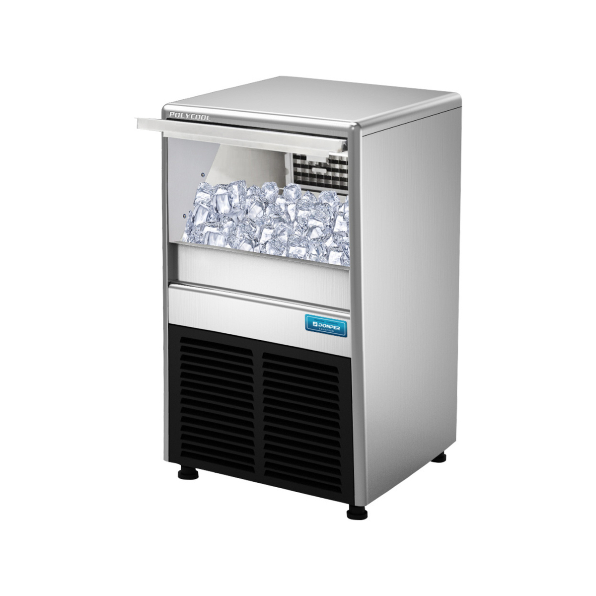 POLYCOOL Commercial Ice Maker Machine, up to 45kg/24hr, Donper ...