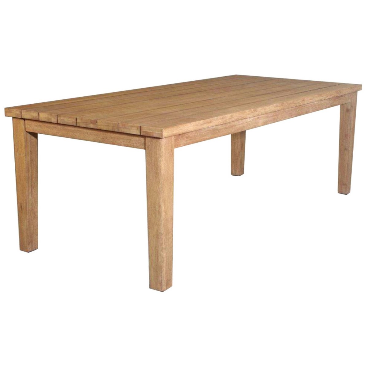 Stud 220cm Outdoor Patio Dining Table Eucalyptus Solid Timber Wood ...