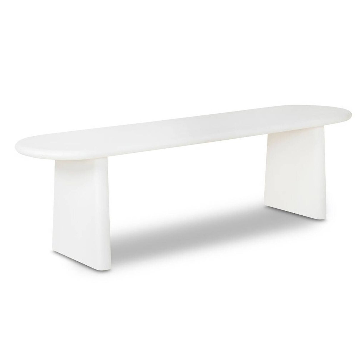 Moreton Indoor 1.6m Concrete Plaster Bench Seat - Bunnings Australia