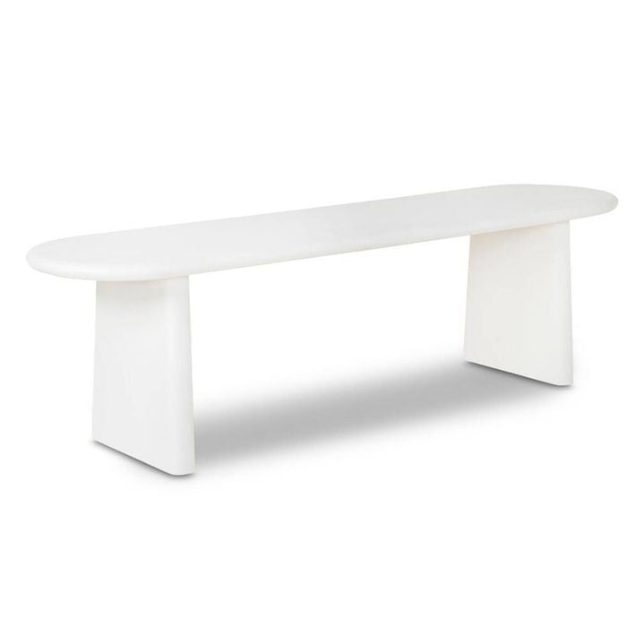 Moreton Indoor 1.6m Concrete Plaster Bench Seat Bunnings Australia