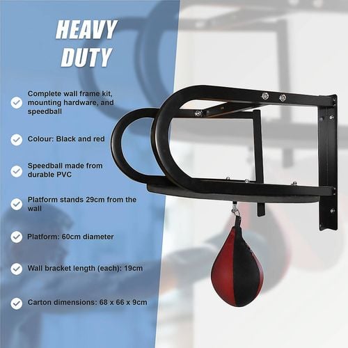 RTM Speedball with Wall Frame Boxing Punching Bag - Bunnings Australia