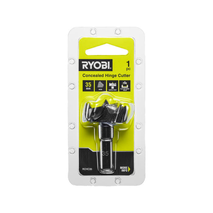 Ryobi 35mm Concealed Hinge Cutter - Bunnings Australia