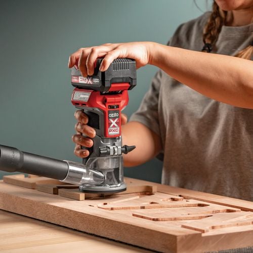 Ozito PXC 18V Brushless Trim Router PXBLTS-018 - Skin Only - Bunnings ...