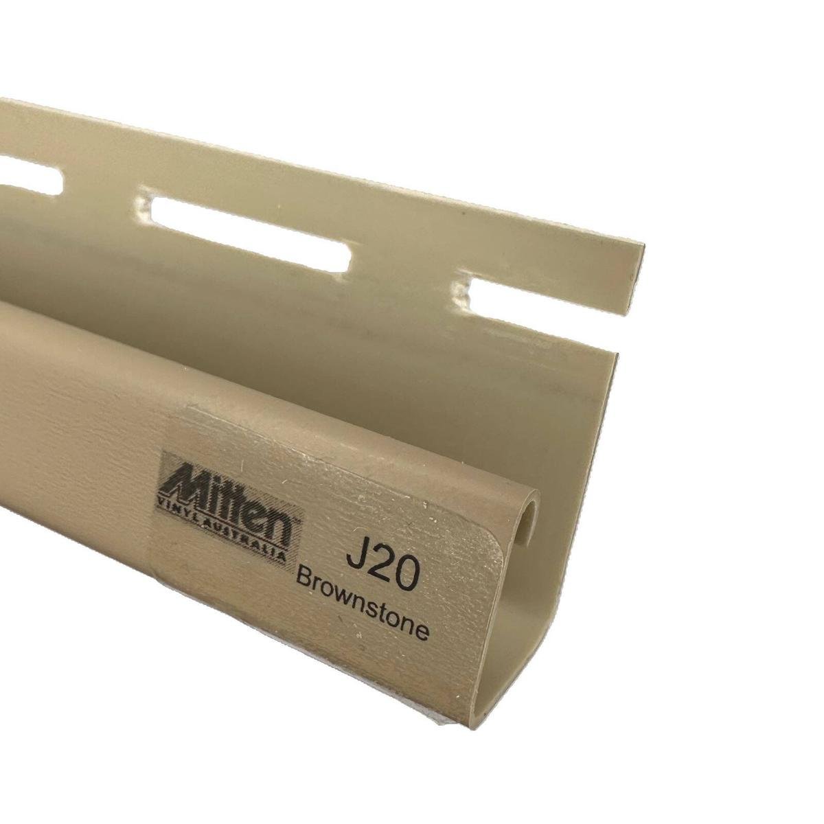 Mitten Vinyl Australia 3.66m Brownstone J20 Trim Vinyl Cladding ...