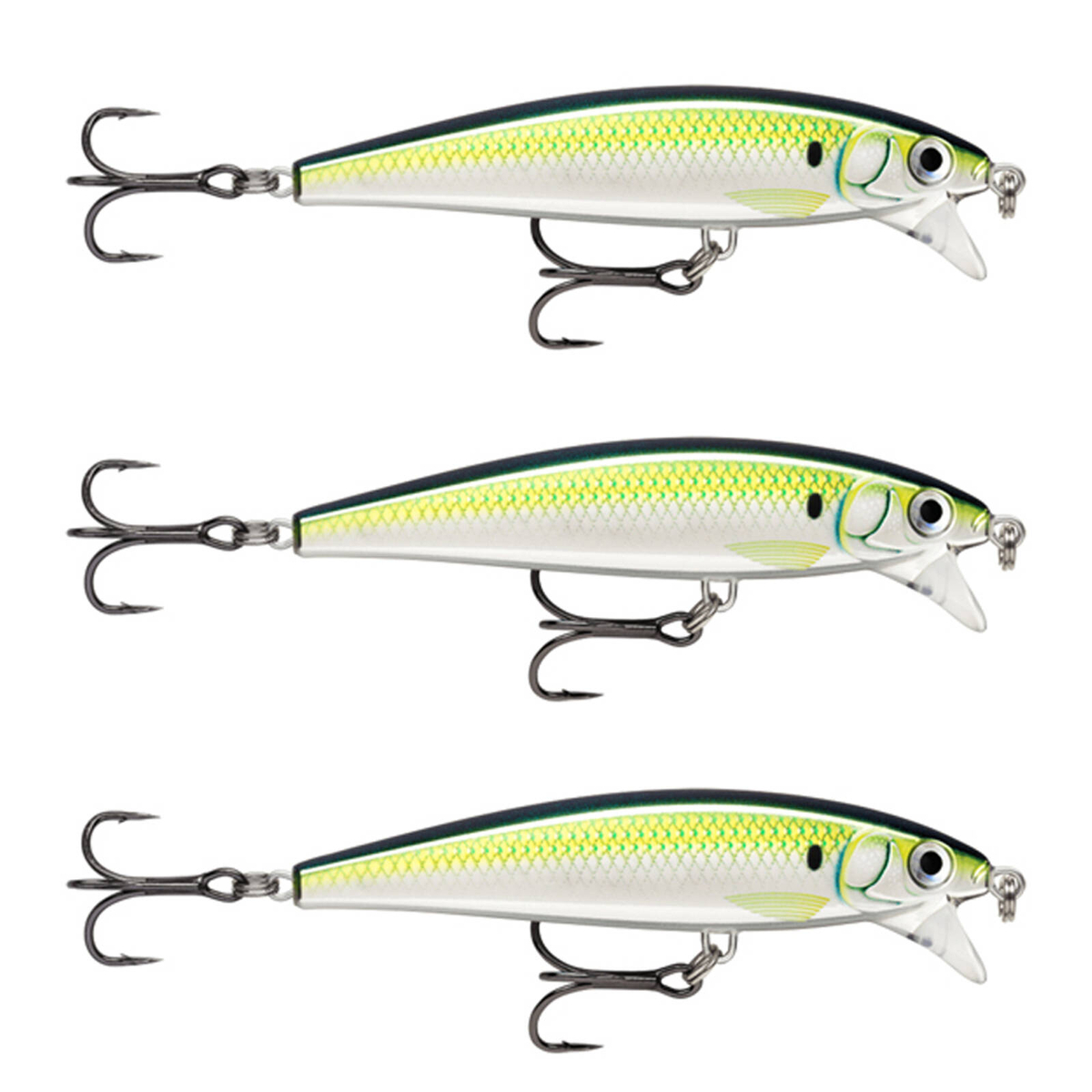 3x Rapala 10cm X Rap Magnum Cast Hard Body Casting Fishing Lures ...
