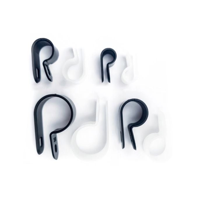 Cobra 60 Piece Cable Management Nylon P-Clips Kit - Bunnings Australia