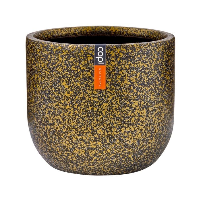 Capi 14 x 13cm Gold Terrazzo Indoor Plant Pot - Bunnings Australia