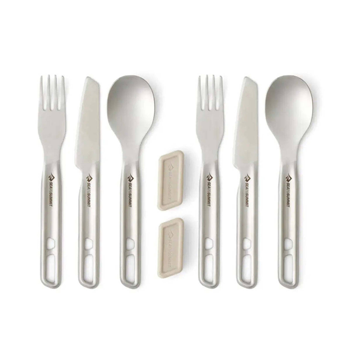 Sea To Summit Detour Stainless Steel 2 Person Cutlery Set - 6 Piece ...
