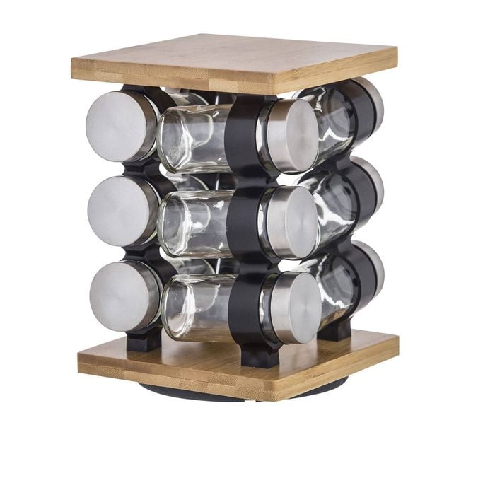 Davis & Waddell Romano Spice Rack Jar Set of 12 - Bunnings Australia