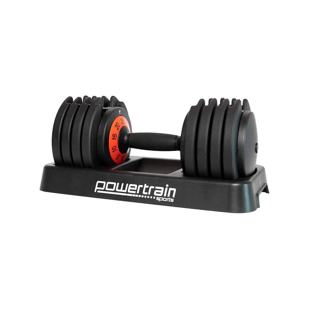 Powertrain GEN2 Pro Adjustable Dumbbell Weights- 25kg - Bunnings Australia