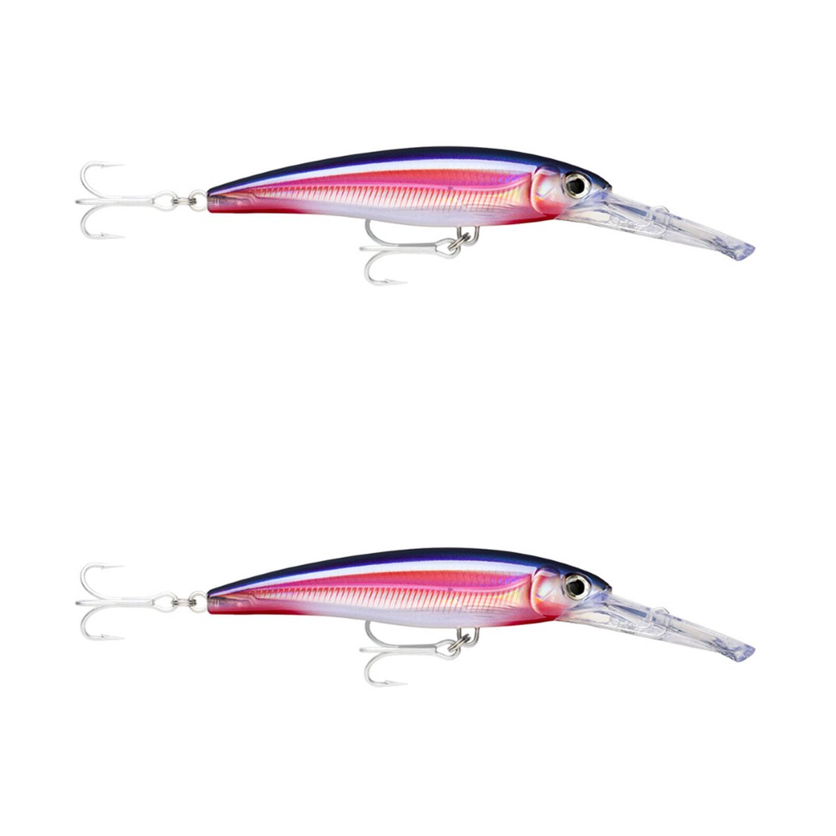 2x Rapala 18cm X Rap Magnum 40 Deep Diving Trolling Lures - HD Real Red ...