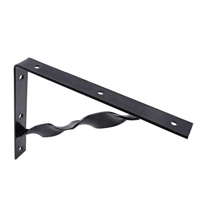 Carinya 250 x 200mm Black Heavy Duty Twisted Stay Bracket - Bunnings ...