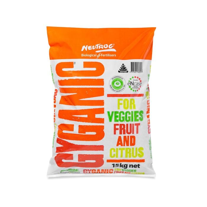 Neutrog 15kg Gyganic for Veggies Fruit and Citrus Fertiliser - Bunnings ...