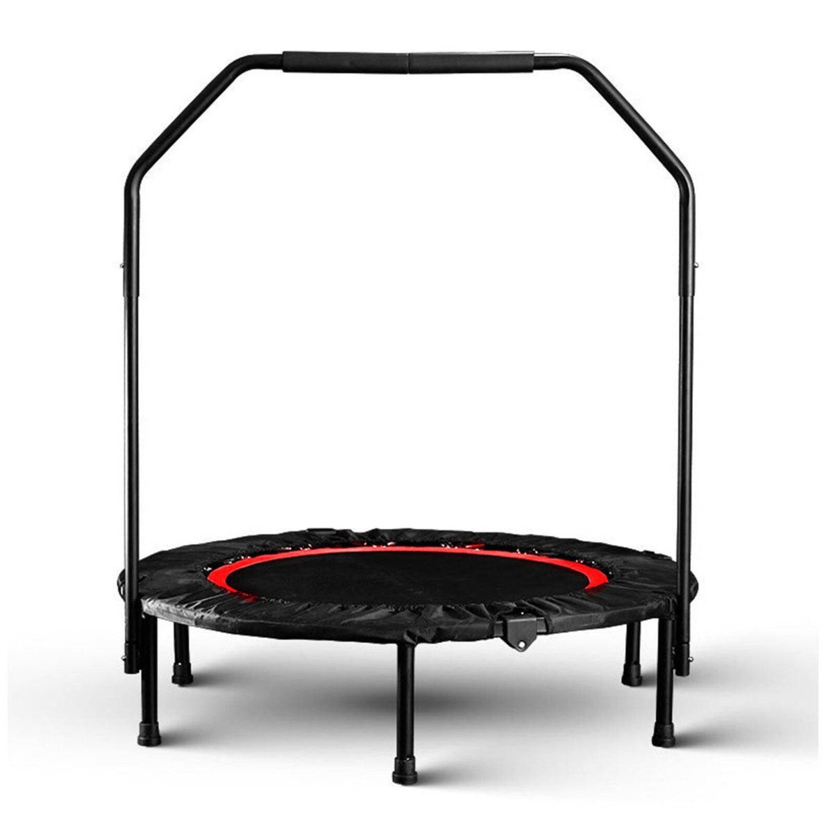 40" Mini Trampoline Handrail Exercise Workout Cardio Rebounder Indoor ...