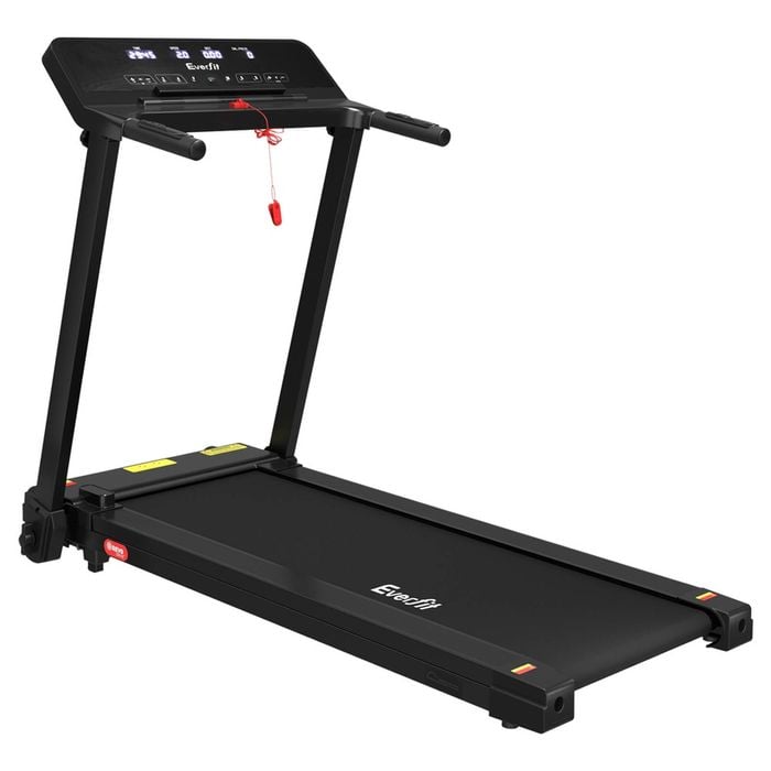 Everfit Treadmill Electric Foldable 420mm Black - Bunnings Australia
