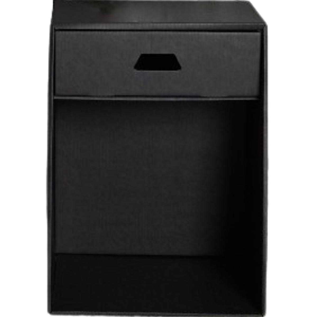 Yona Cardboard Bedside Table Black Bunnings Australia
