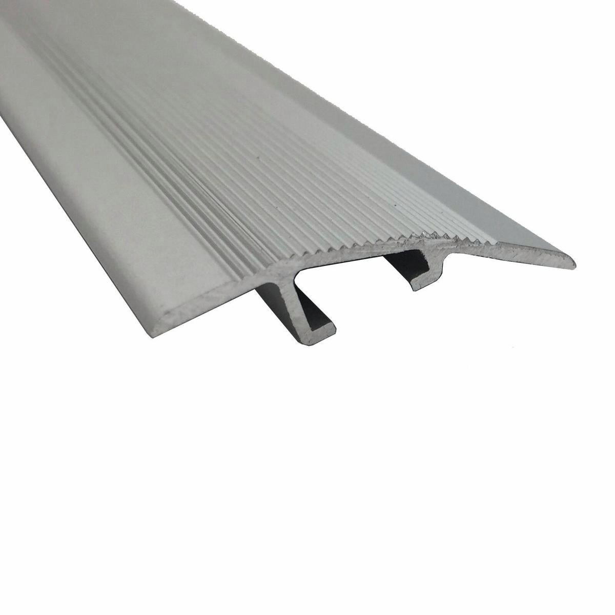 Roberts 15mm x 1.65m Silver Transition Ramp Floating Floor Trim ...